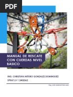 Manual Rescate Vertical Nivel Basico | PDF | Cuerda | Nudo