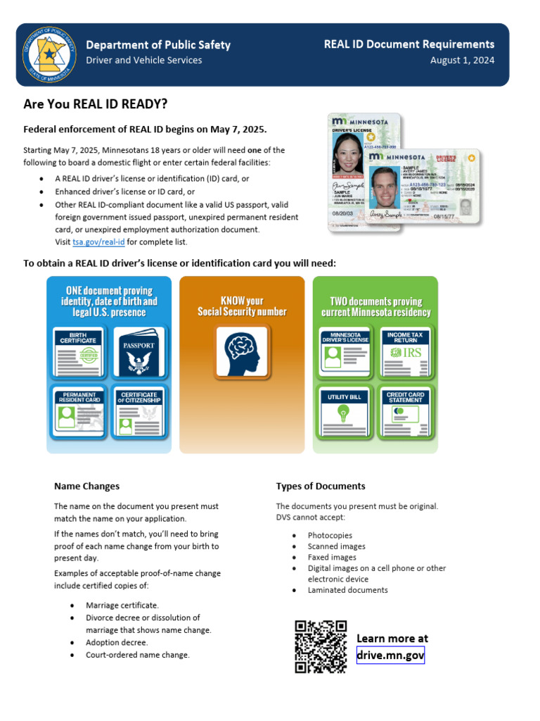 REALID Handout | PDF | Identity Document | Passport