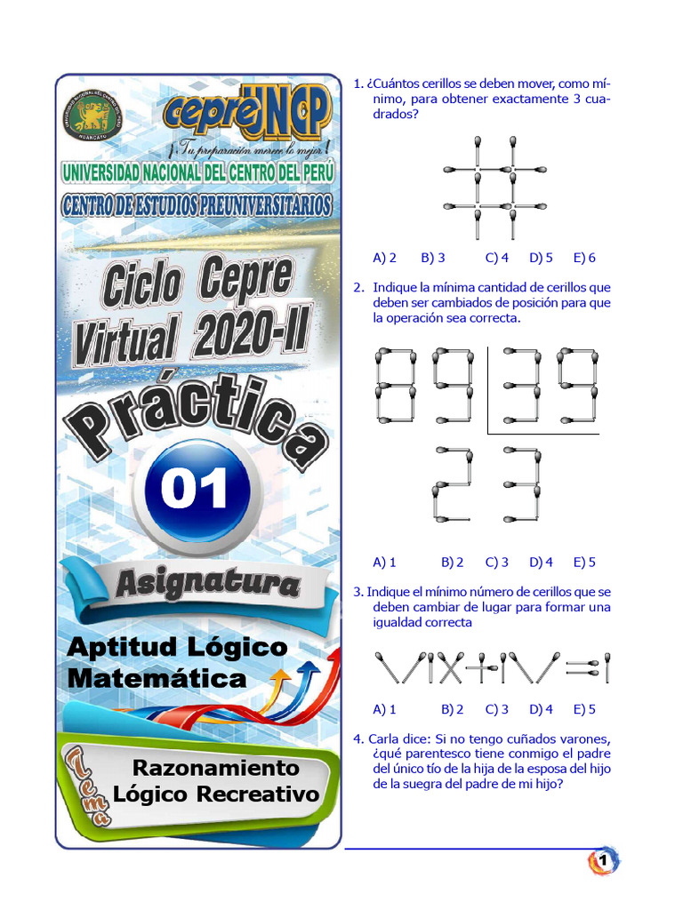 Cepre 1-2-3-4-5-6-7-8-9 RM | PDF