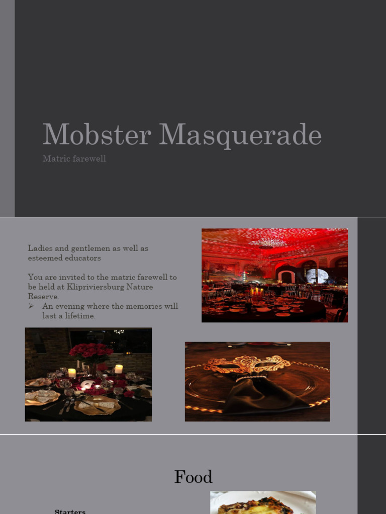 Mobster Masquerade | PDF