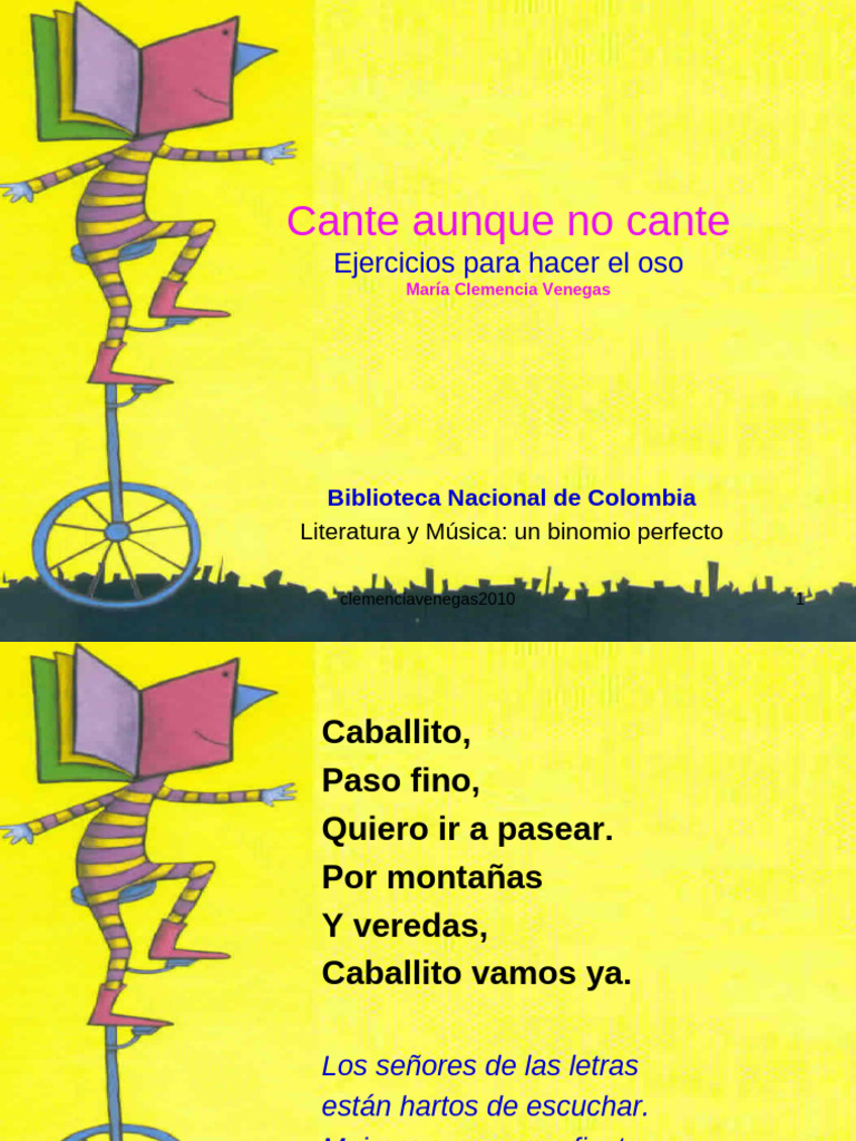 Canciones para Hacer El Oso | PDF | Animales y humanos