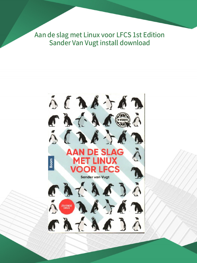 Aan de slag met Linux voor LFCS 1st Edition Sander Van Vugt instant download | PDF