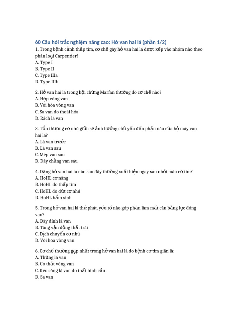 30 Cau HoHL Phan1 | PDF