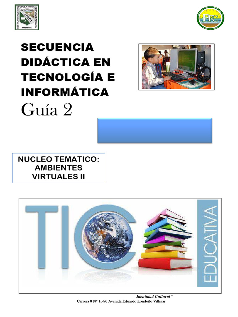 Guia 2 Secuencia Didáctica en Tecnología e Informática | PDF ...