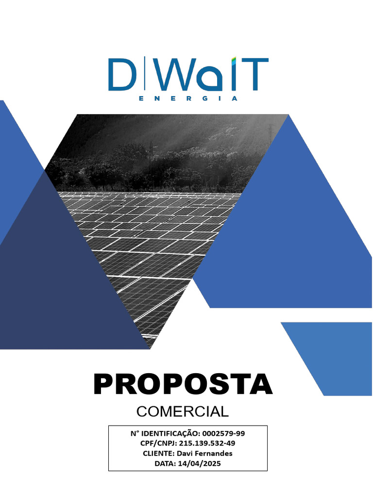 Proposta Davi Fernandes 3900 KWH | PDF