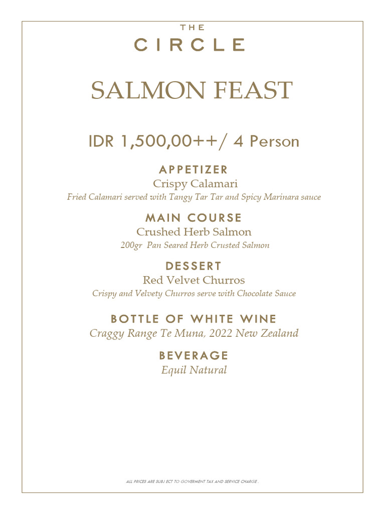Salmon & Beef Feast | PDF