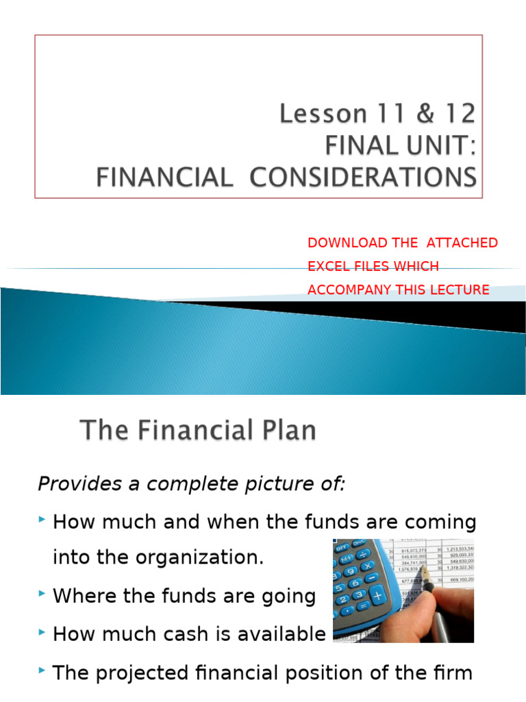 Financial Projections and Budgeting Guide | PDF | Expense | Equity ...