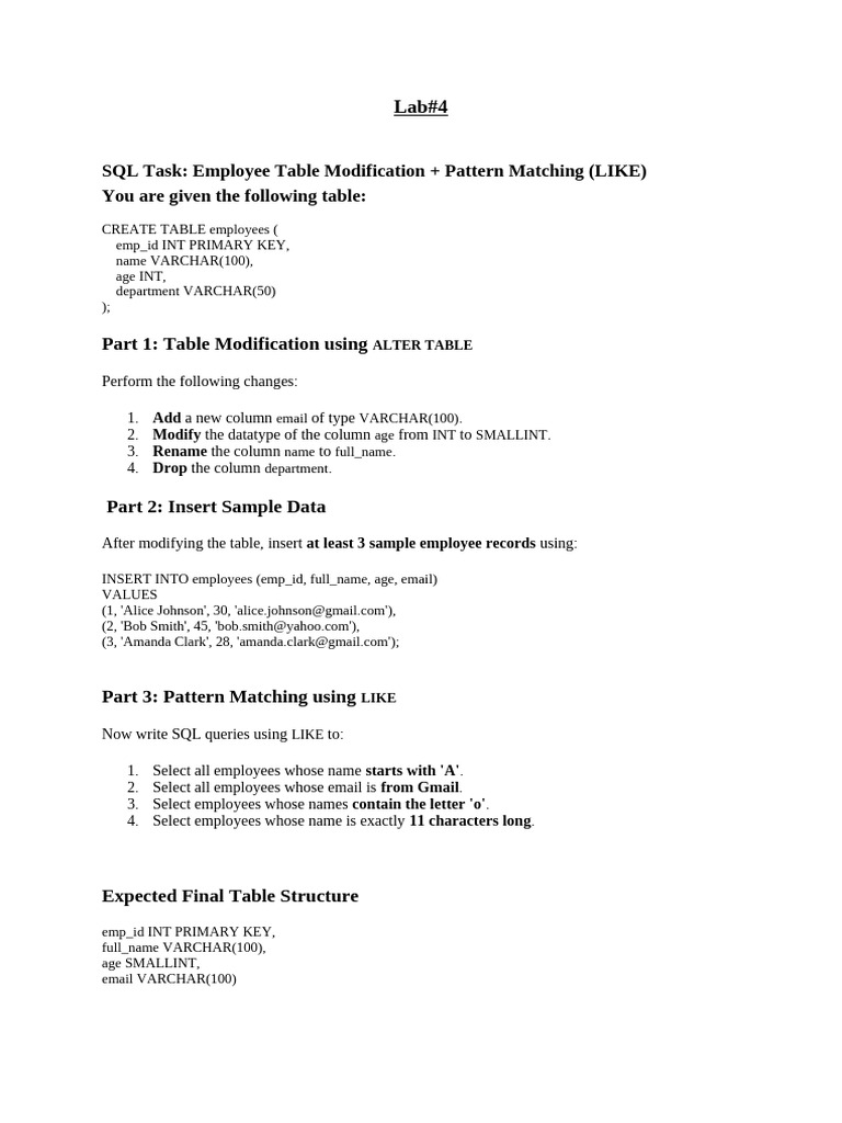 Lab Task4 | PDF