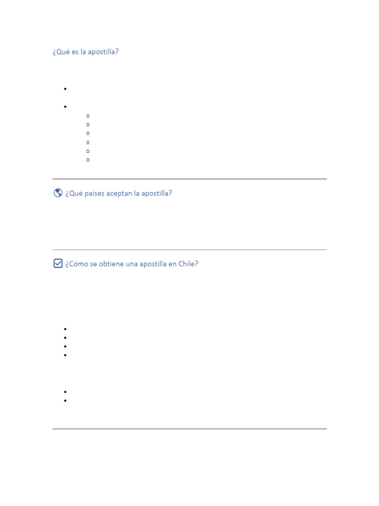 Qué Es La Apostilla | PDF