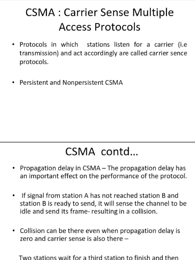 CSMA | PDF