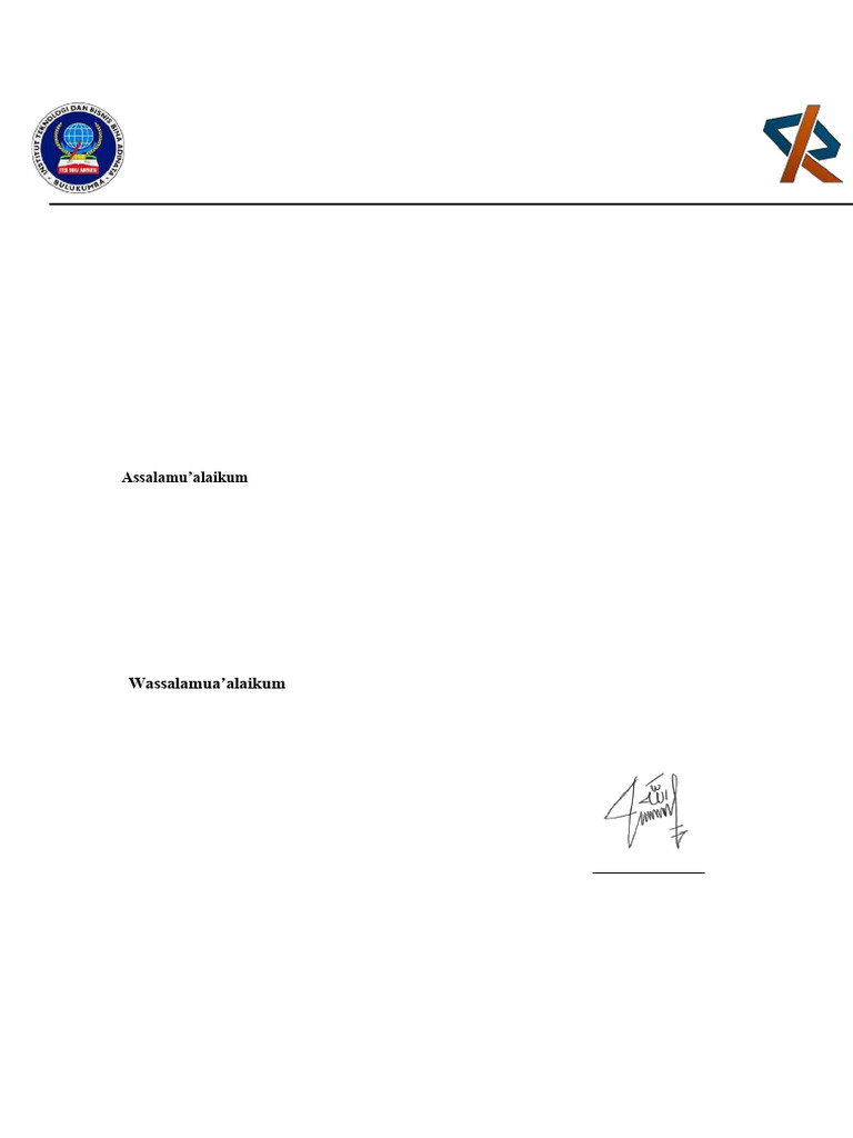 Surat Rapat Ukm Robotik1 | PDF