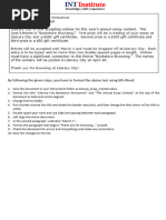 MS Word Formatting Exercises Guide | PDF | Microsoft Word | Printing