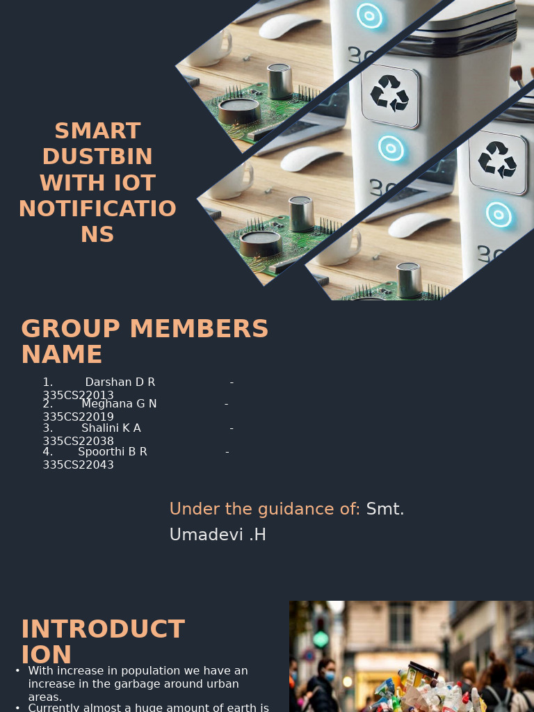 Smart Dustbin With Iot Notifications Vdf.01 | PDF | Html | World Wide Web
