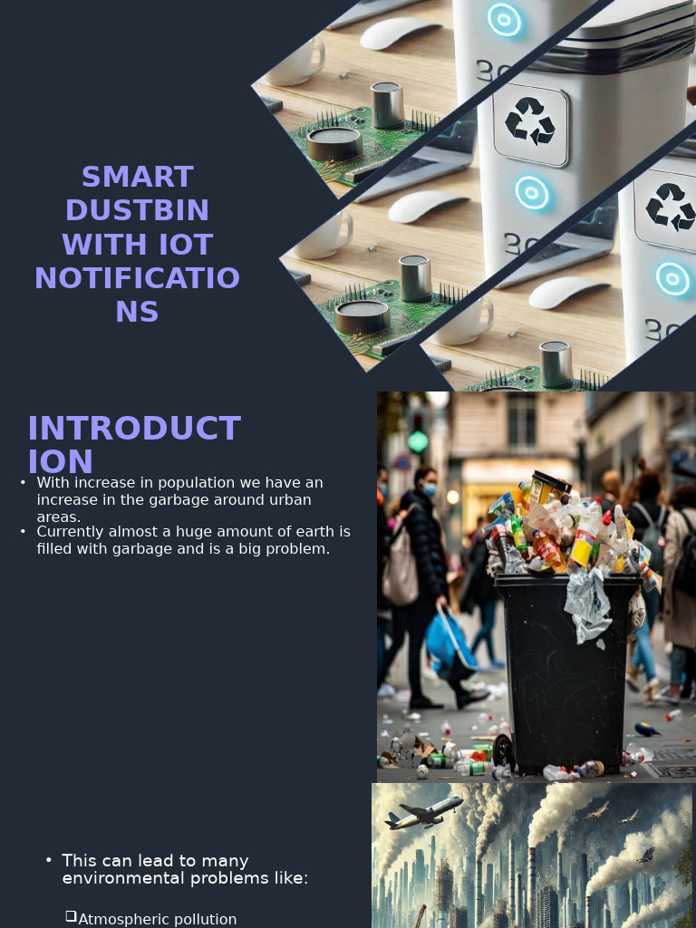 Smart Dustbin With Iot Notifications Vd0.5 | PDF | Html | Internet Of ...