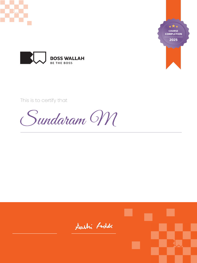 Mutual Funds Course Completion Certificate | PDF