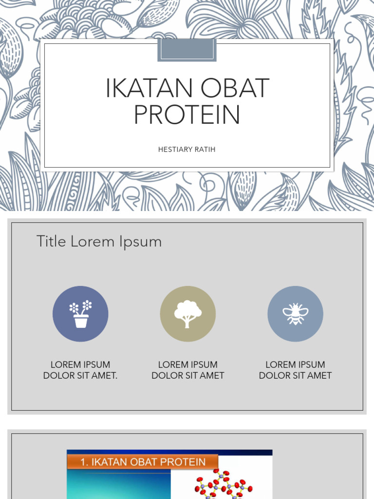 Ikatan Obat - Protein | PDF