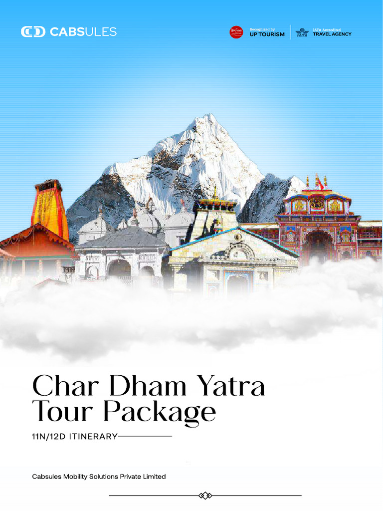 11N/12D Char Dham Yatra Tour Package | PDF