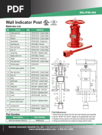 Mueller A-20806&a-20807 AdjustableVertical IndicatorPosts Form12111 ...