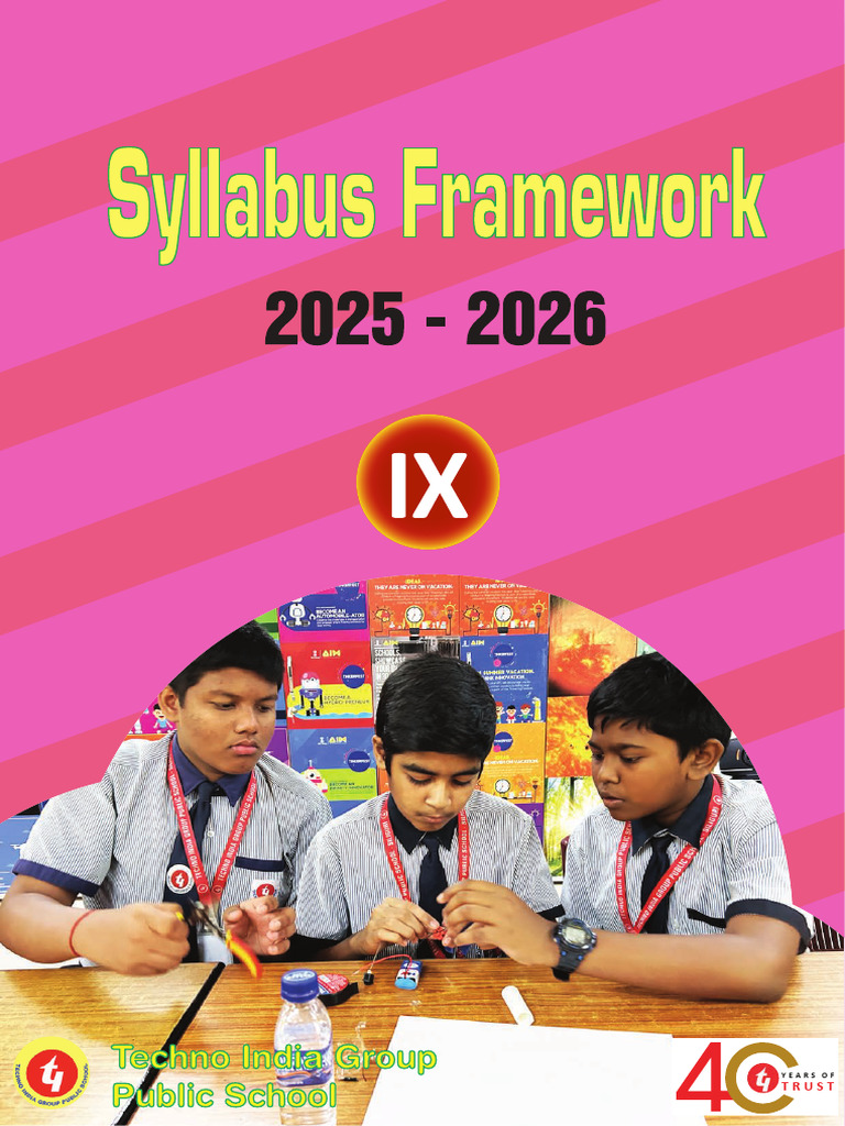 Syllabus of All Subjects - Class-IX (Students' Copy) | PDF | Verb | Grammatical Tense