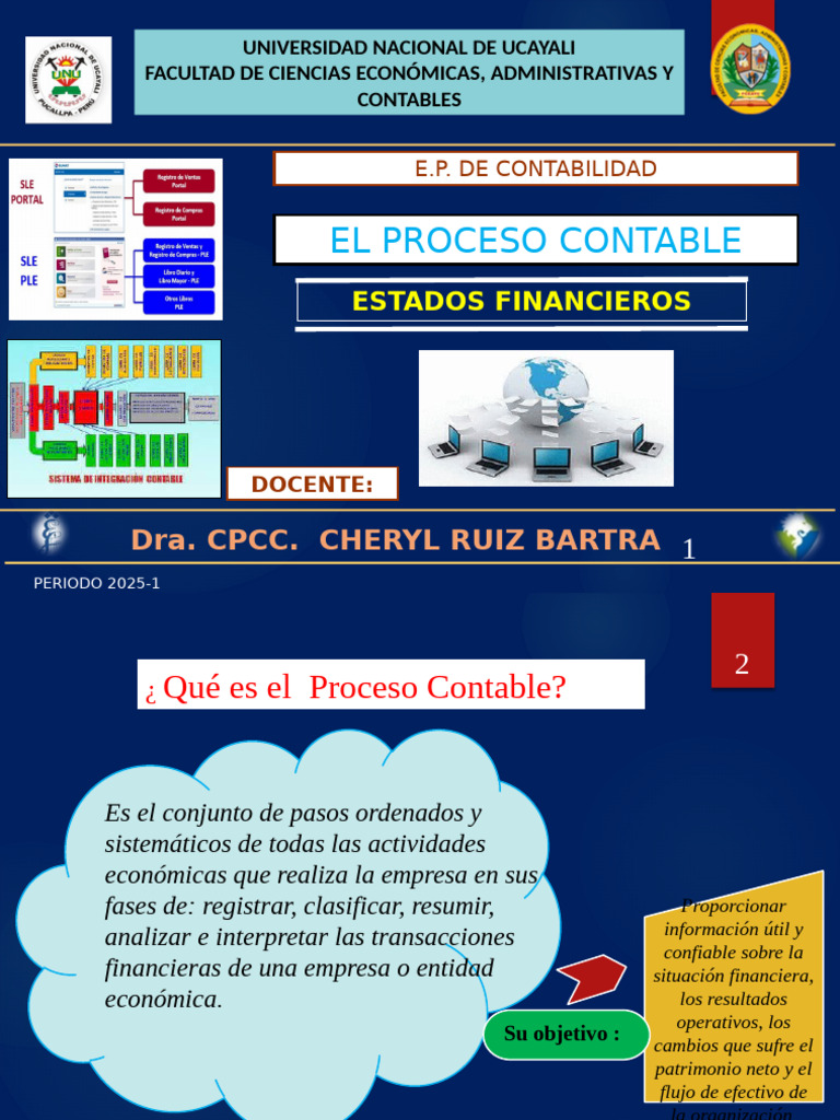 EEFF-PROCESO CONTABLE | PDF | Contabilidad | Estado financiero