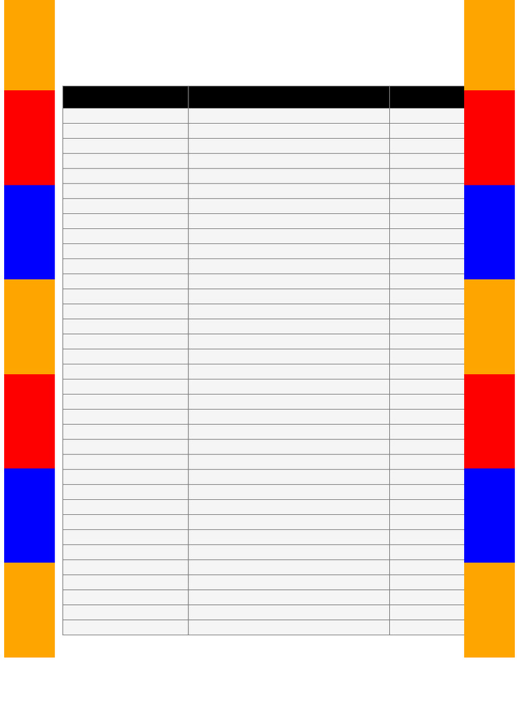 Final Anime Border Schedule | PDF