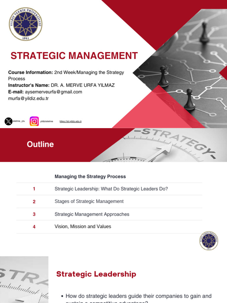 Strategic Management-2.Week Student Notes - Compressed | PDF ...