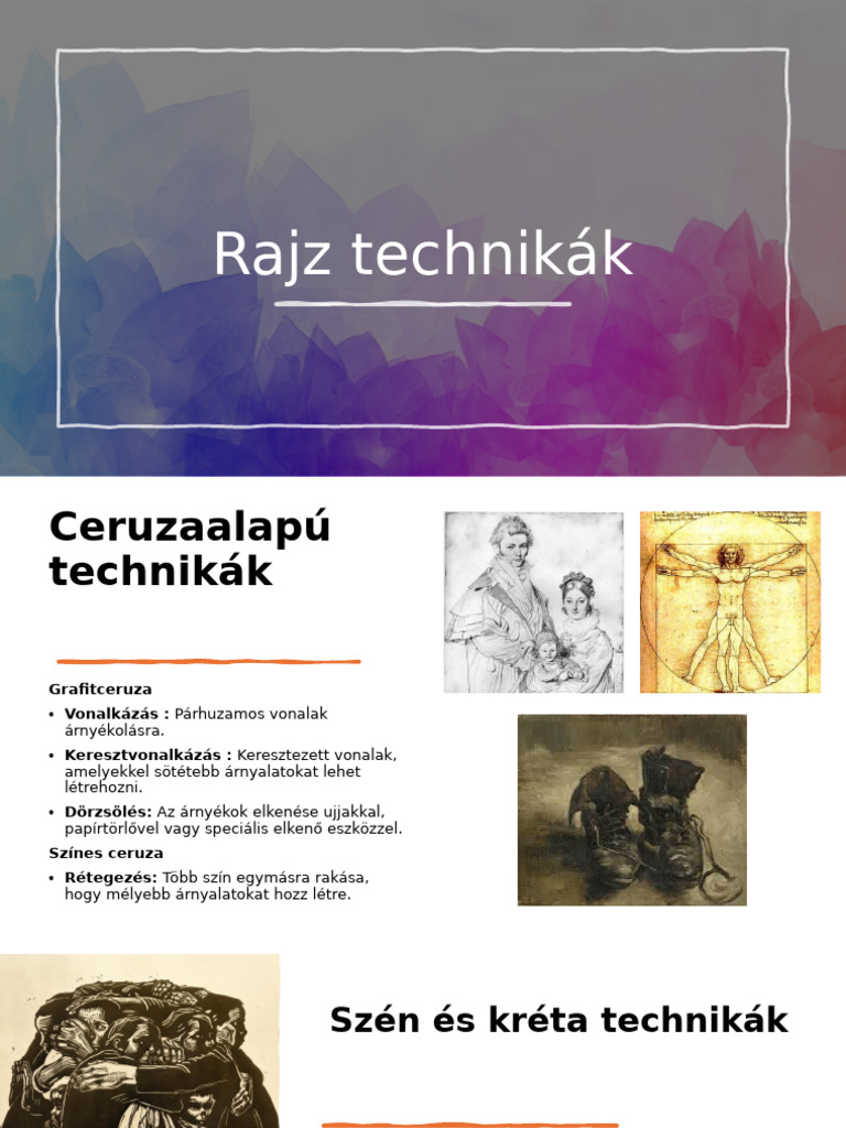 Rajz technikák | PDF