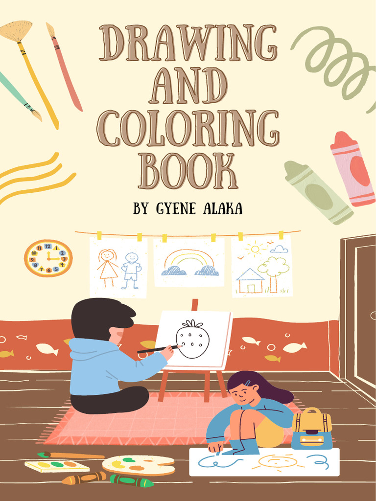 Fun Drawing and Coloring Books For Kids | PDF | Vegan Cuisine | Fruit