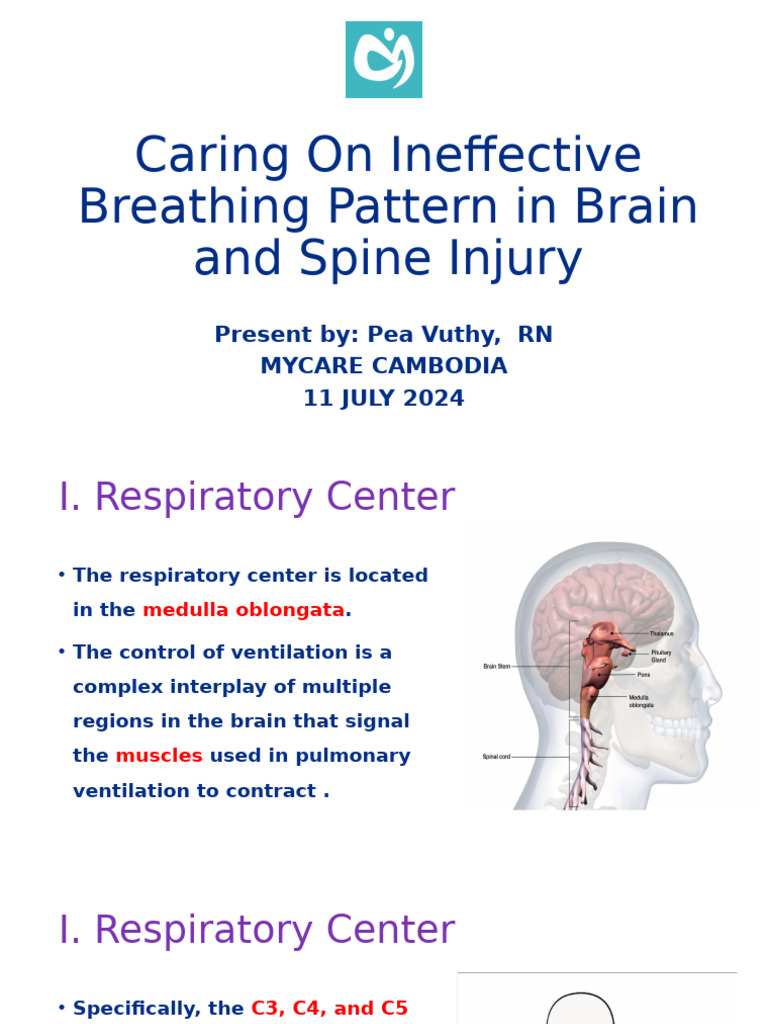 Caring On Ineffective Breathing Pattern in Brain and Spine Injury | PDF ...