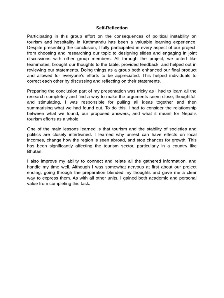 Final Reflection | PDF