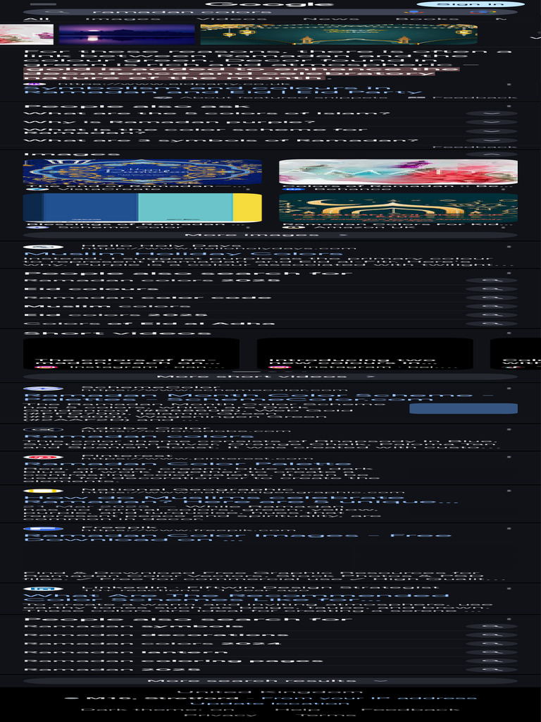 Ramadan Colors - Google Search | PDF | Color | Visual Perception