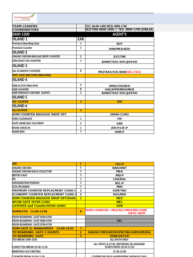 Counter Staff Assignment 31 JAN 2025 | PDF