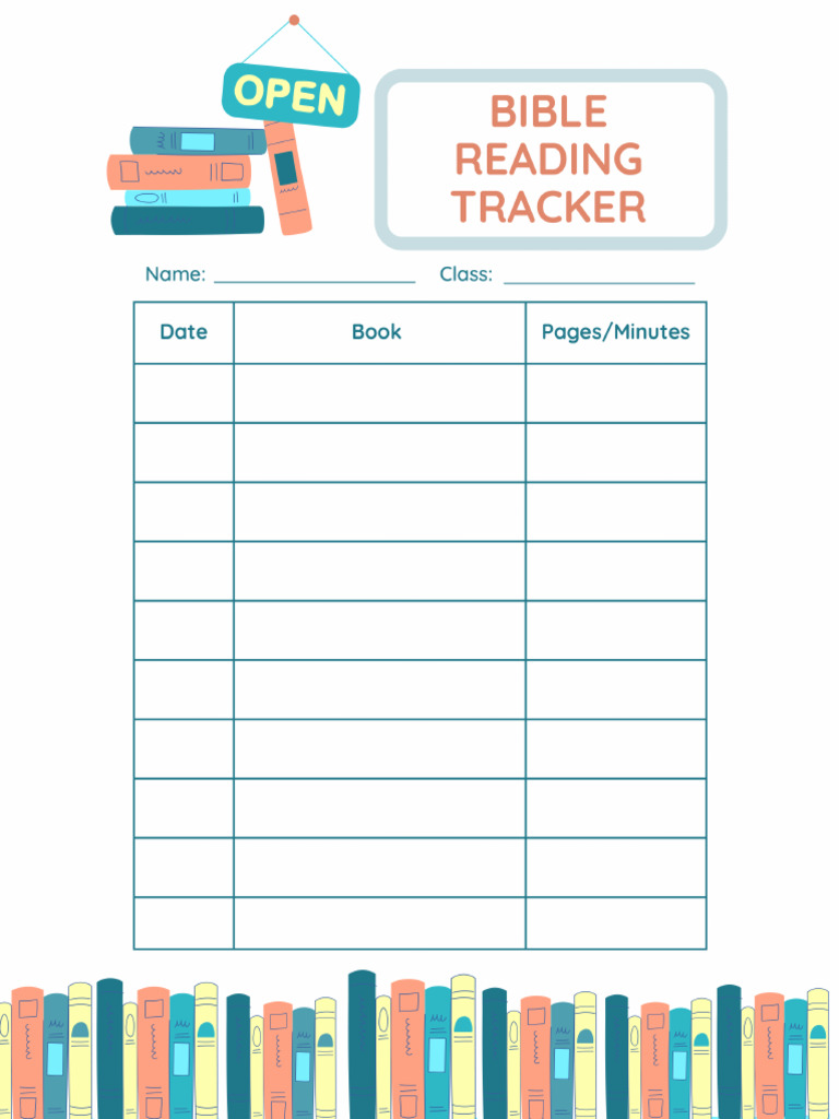 Morning Check-In & Bible Tracker | PDF