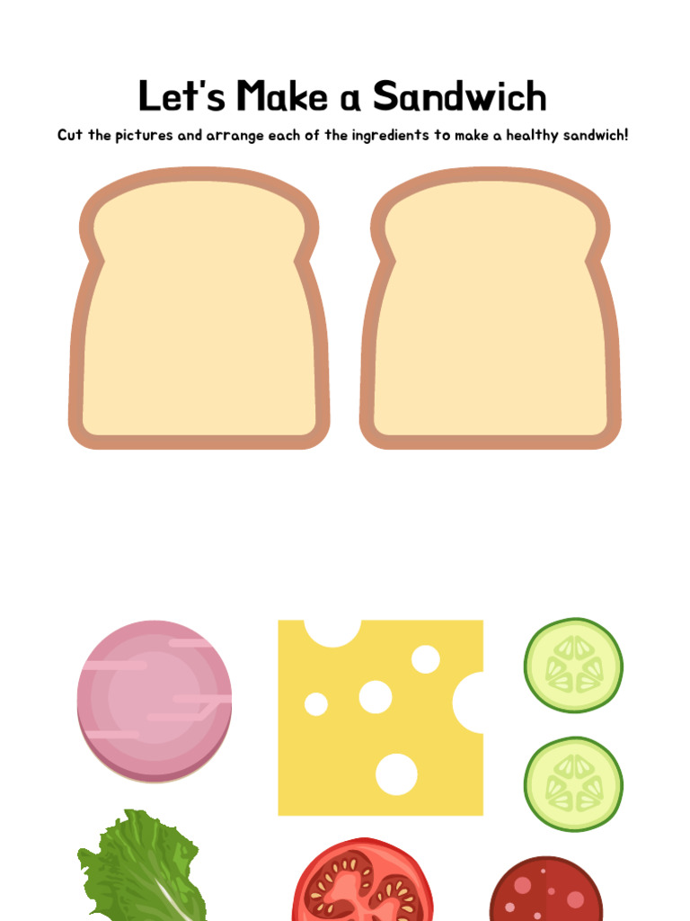 Sandwich Worksheet | PDF