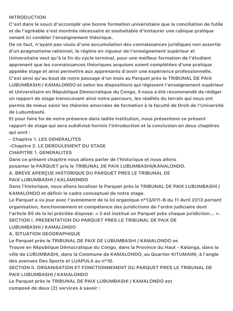 Introduction | PDF | Justice | Crime et violence