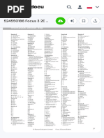 Focus 3 Workbook Answer Key | PDF
