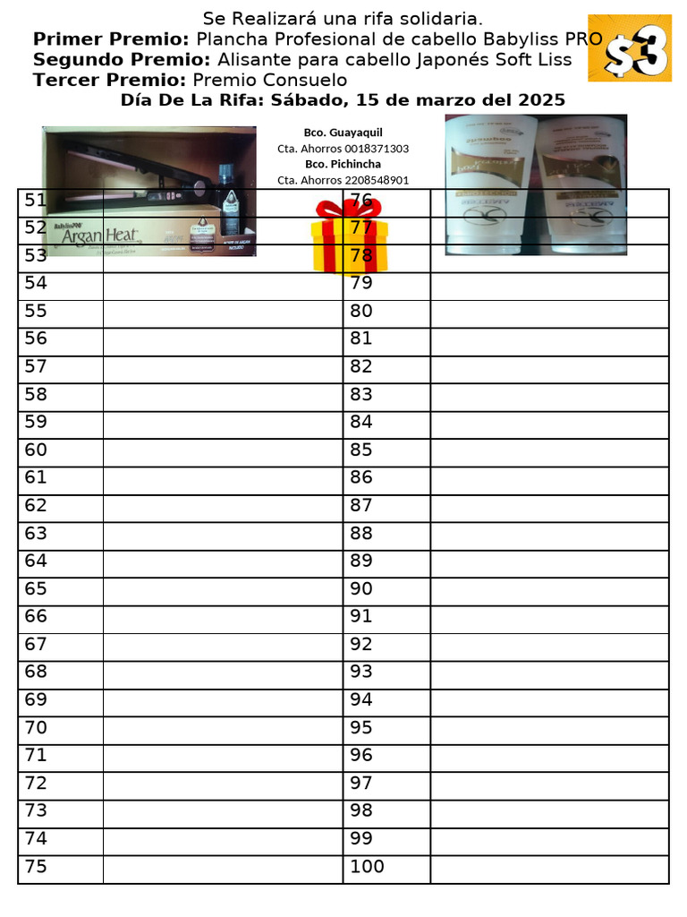 Rifa 1 | PDF
