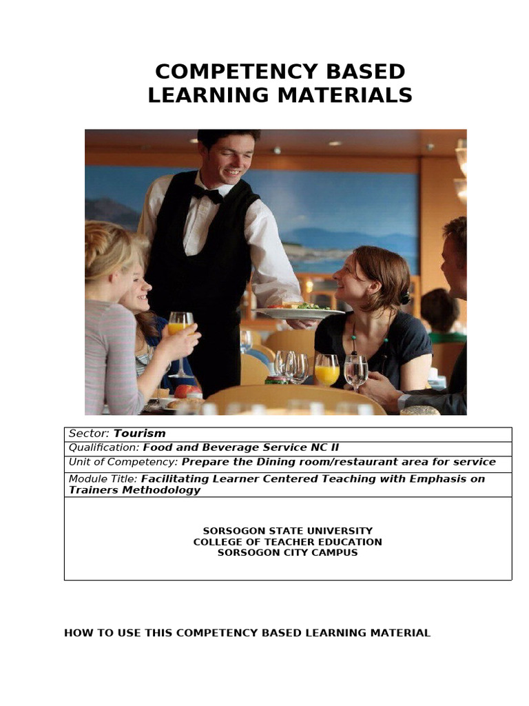 Asian Cuisine CBLM | PDF | Learning | Methodology