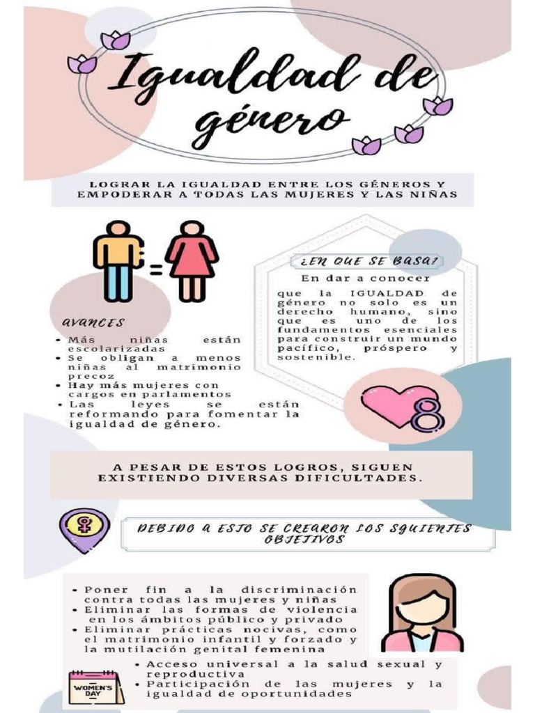 INFOGRAFIA DE IGUALDAD DE GENERO | PDF