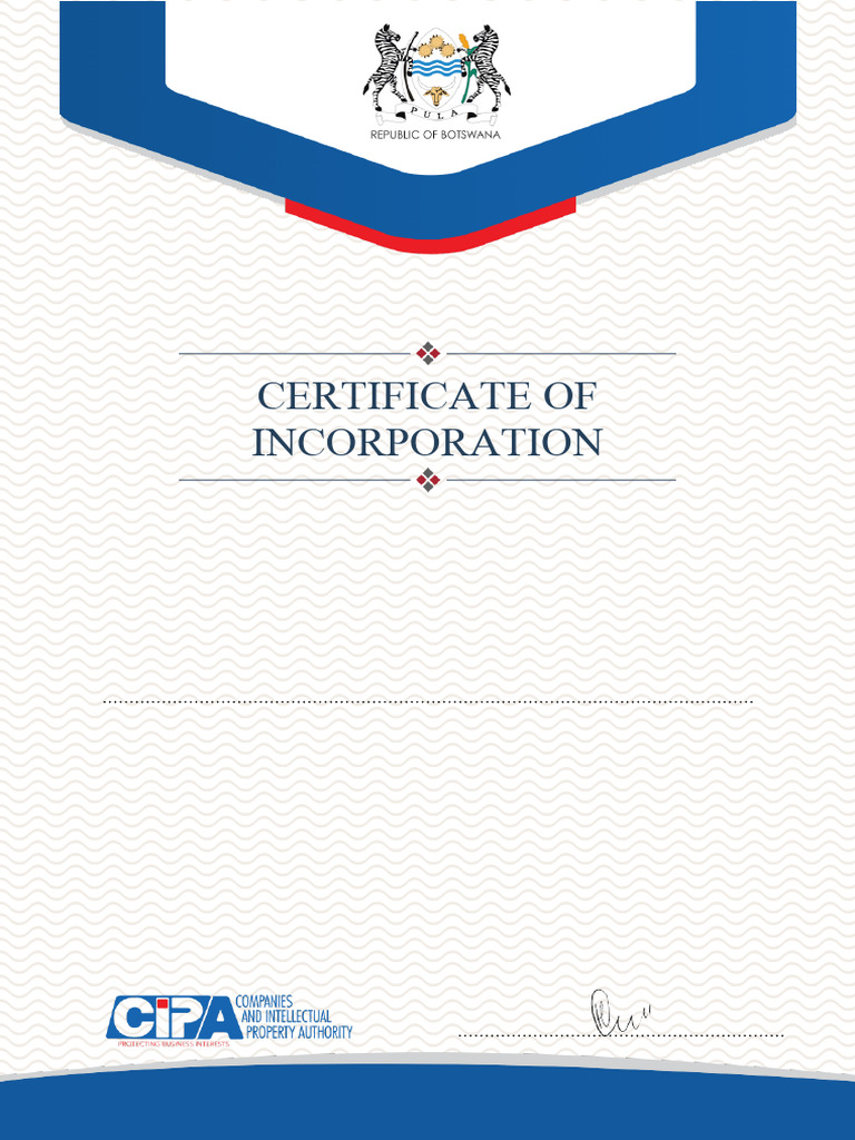 Incorporation-Oryx Capital Proprietary Limited-BW00006808302 | PDF