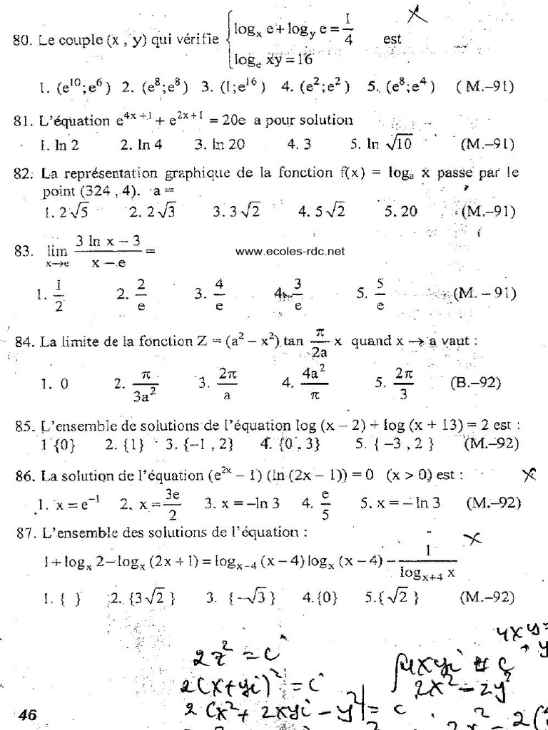 Math Exercices p46 | PDF