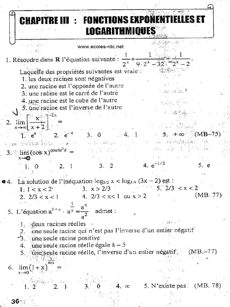 Math Exercices p36 | PDF