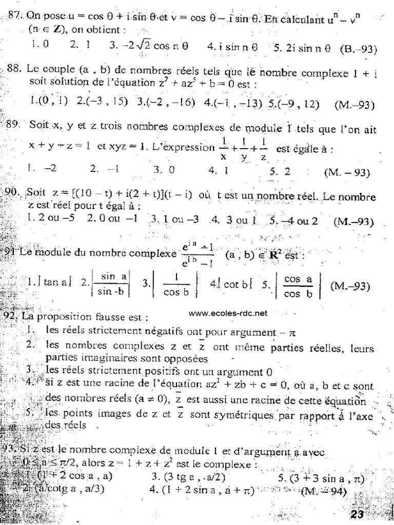 Math Exercices p23 | PDF