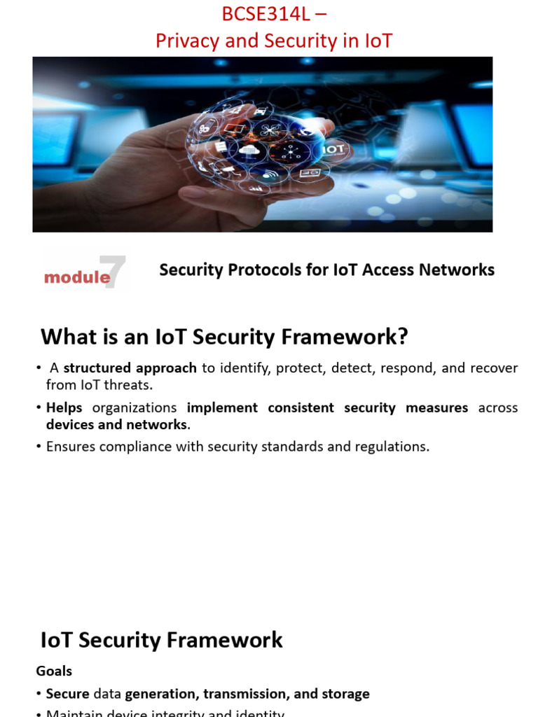 26-IoT Security Framework - Secure IoT Layers-07-04-2025 | PDF | Security | Computer Security