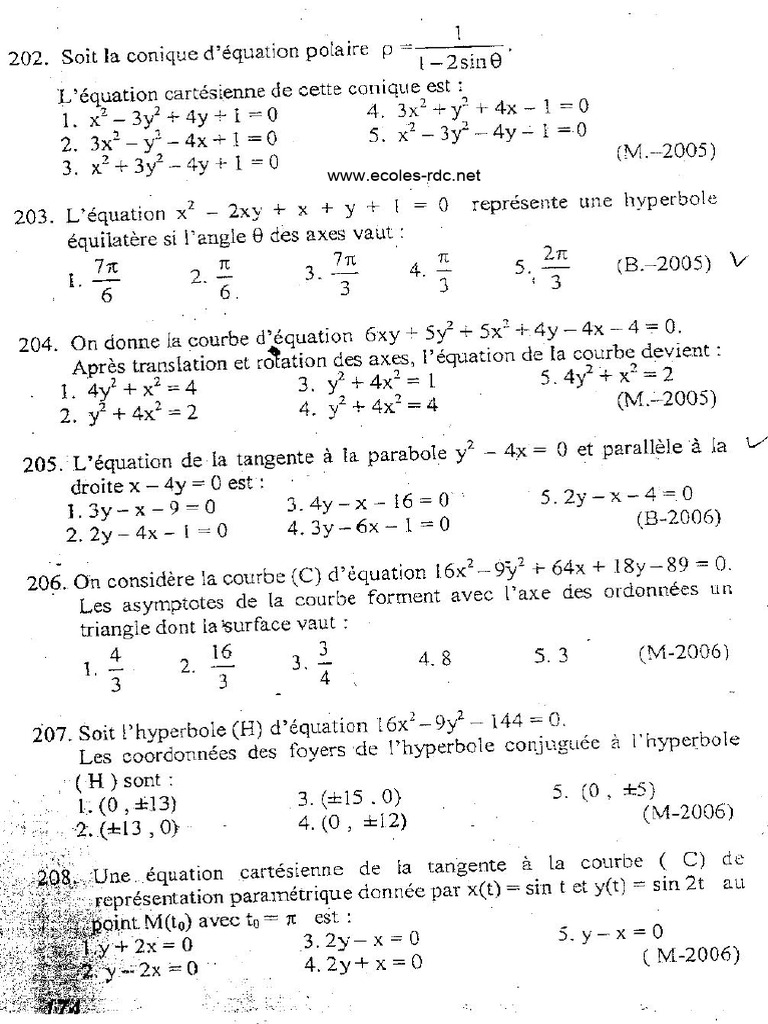 Math Exercices p174 | PDF
