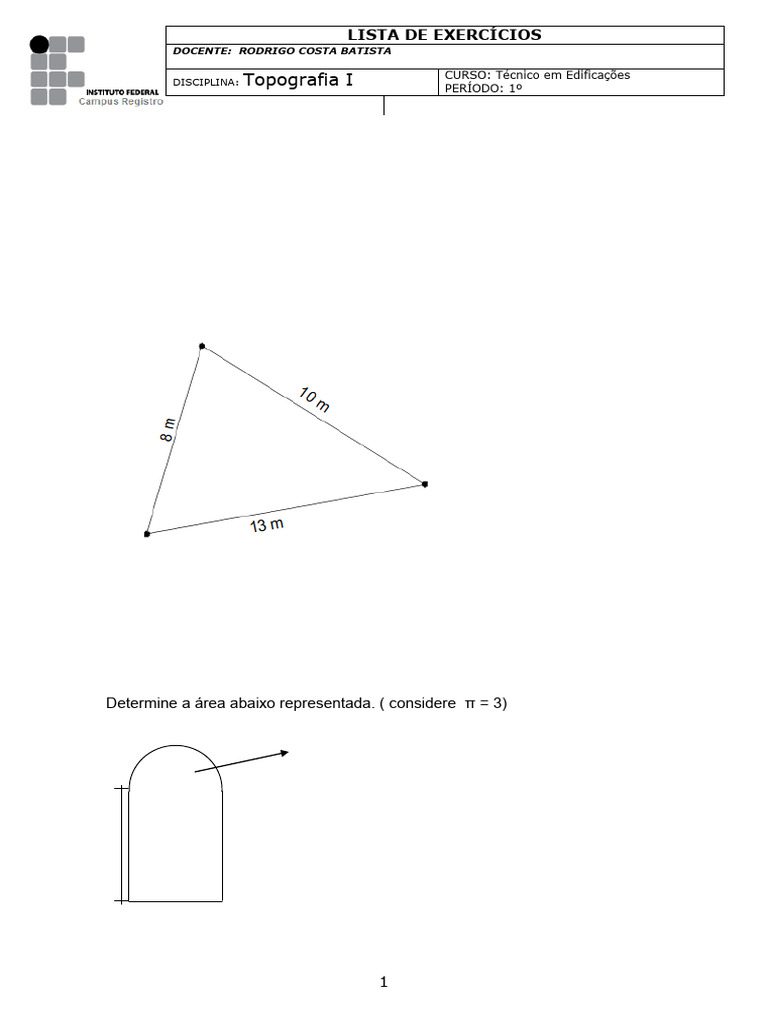 Lista de Exercicios TPCC | PDF