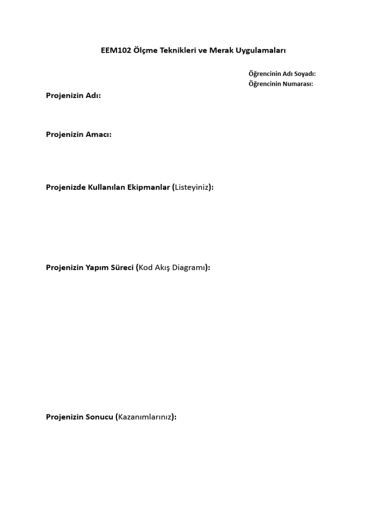 Proje Rapor - Ablonu | PDF