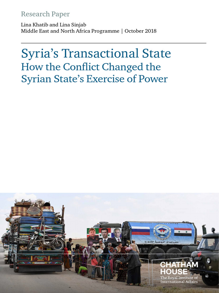 CH - Syrias Transactional State - L - Khatib L - Sinjab | PDF | Bashar ...