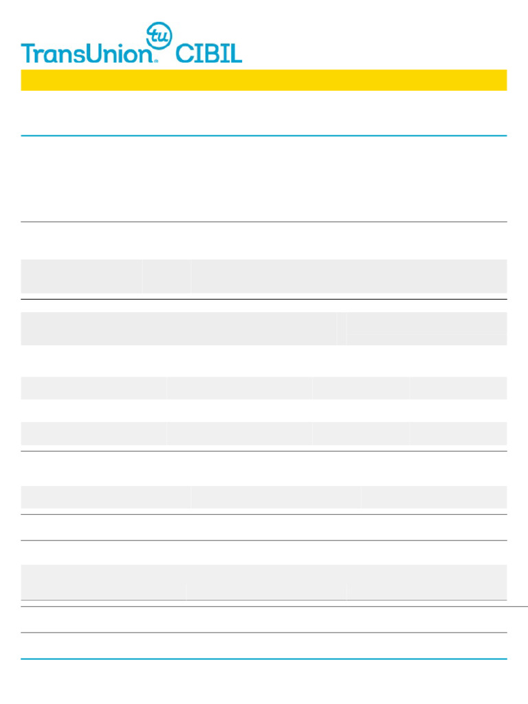 SUKHDEEP KAUR Executive Summary - India | PDF | Credit History