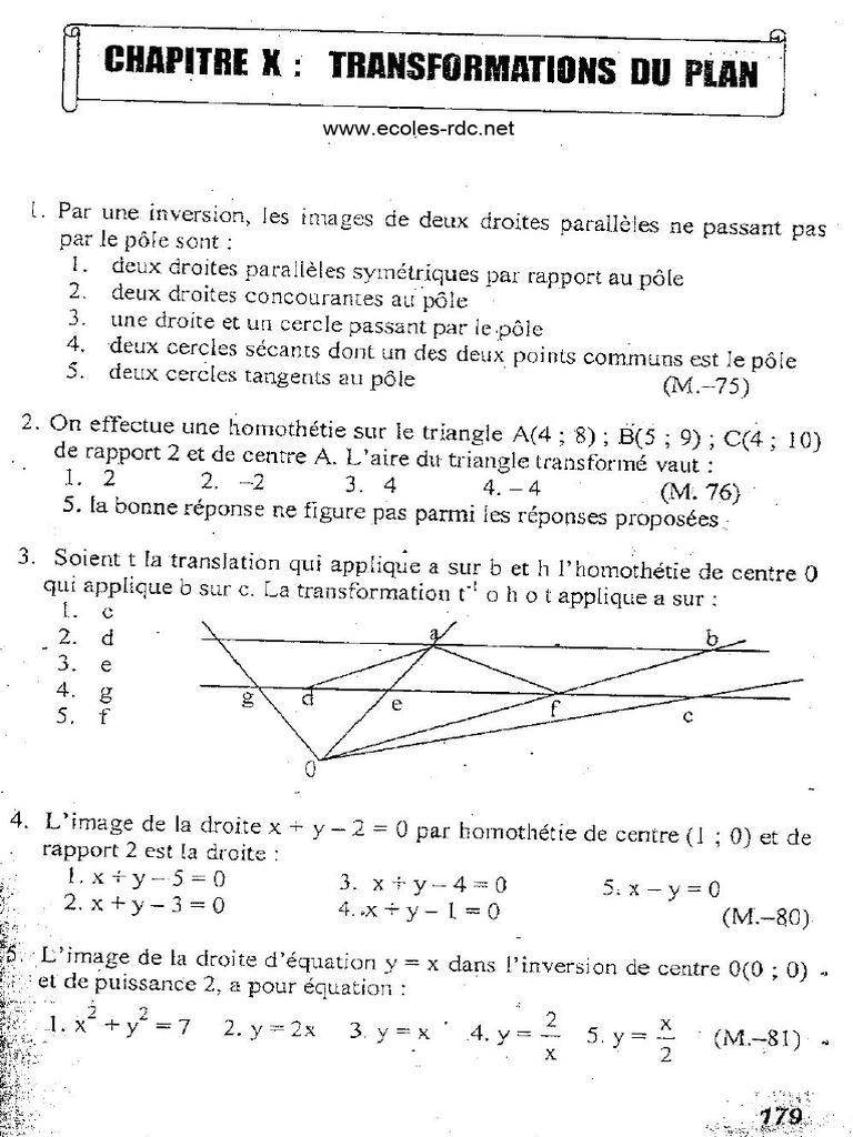 Math Exercices p179 | PDF